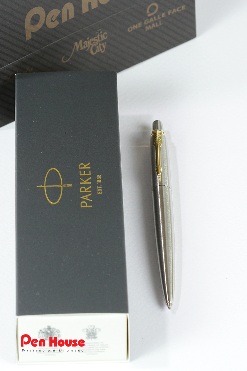 PARKER JOTTER STAINLESS STEEL GOLD TRIM BP